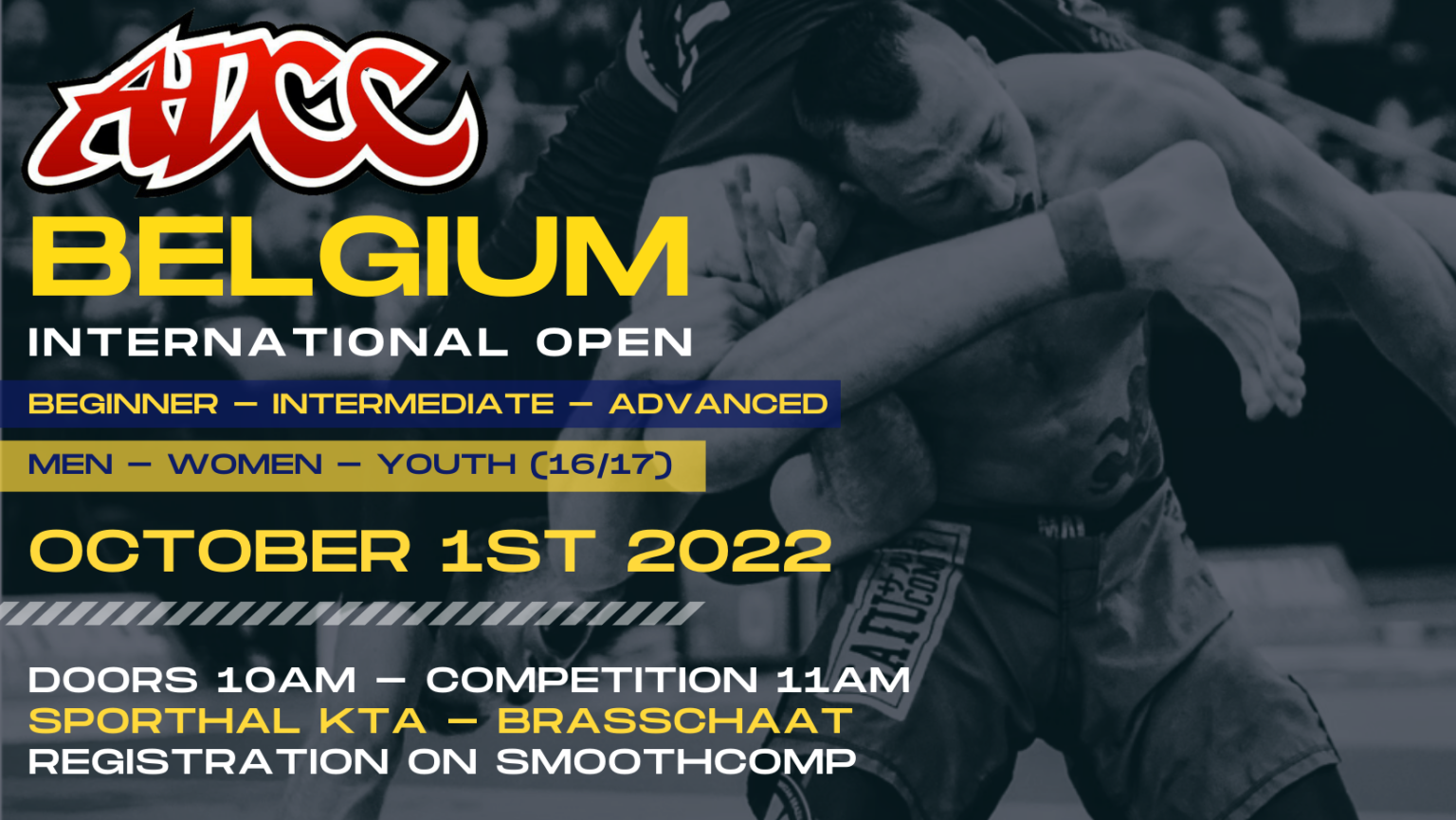 01.10.2022 - ADCC Belgium International Open - Belgian Mixed Martial Arts Federation